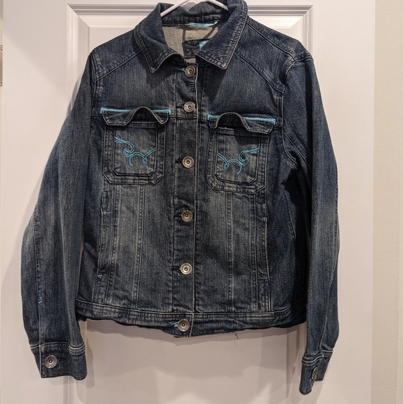 TCM | Jackets & Coats | Button Down Denim Jacket With Collar | Poshmark